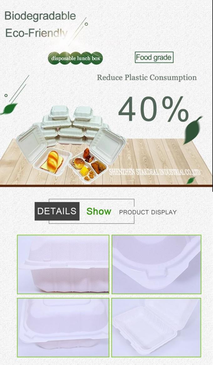 4 Compartments 5L 40%PP Microwavable Food Storage Container